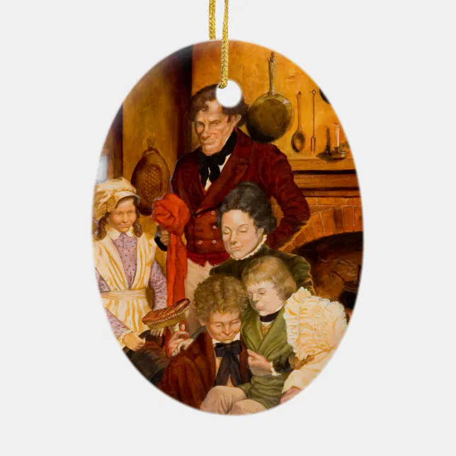 The Cratchit Family Ceramic Ornament | Zazzle