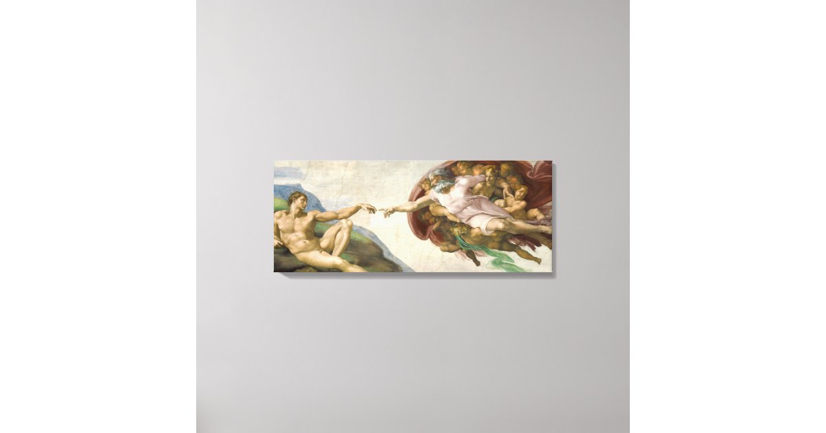 The Creation of Adam Canvas Print | Zazzle