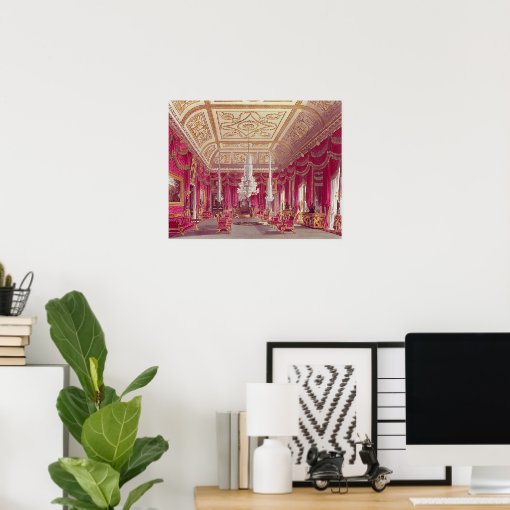 The Crimson Drawing Room, Carlton House Poster | Zazzle