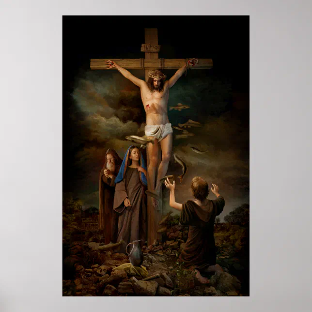 the crucifixion poster | Zazzle