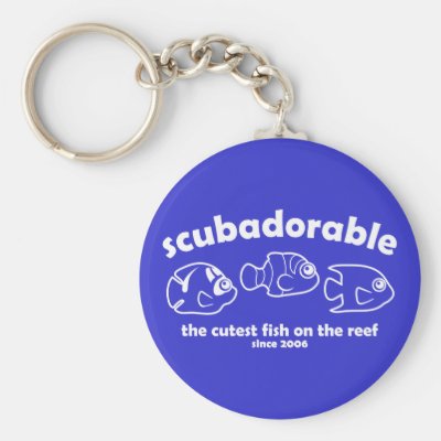 Scubadorable Cutest Fish on the Reef Cartoon Fish Branded Gear