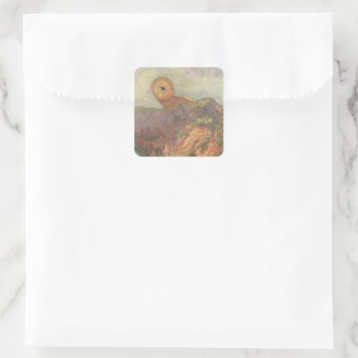 The Cyclops, c.1914 Square Sticker | Zazzle