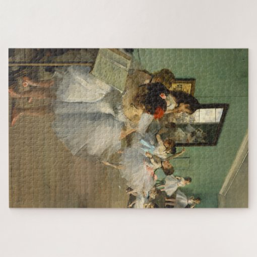 The Dance Class - Edgar Degas - Ballet Dancer Jigsaw Puzzle | Zazzle