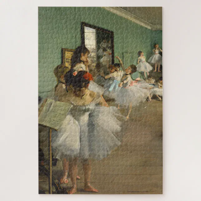 The Dance Class - Edgar Degas - Ballet Dancer Jigsaw Puzzle | Zazzle