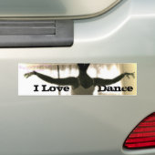 The Dancer, I Love Dance Bumper Sticker | Zazzle