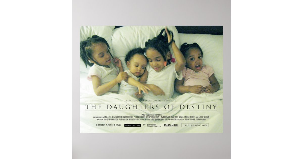 The Daughters of Destiny Movie Poster | Zazzle