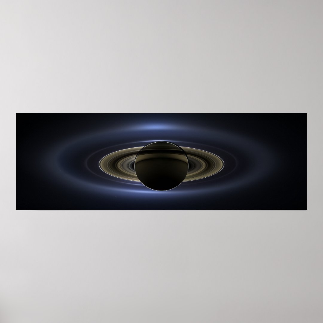 The Day the Earth Smiled | Cassini | Saturn | Full Poster | Zazzle