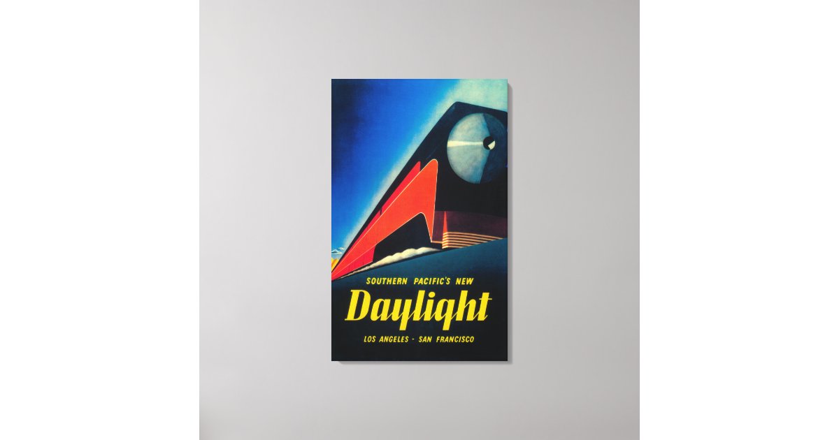 The Daylight Train Promotional Poster Canvas Print | Zazzle