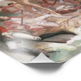 The Death of Captain Cook 12"x16" poster | Zazzle