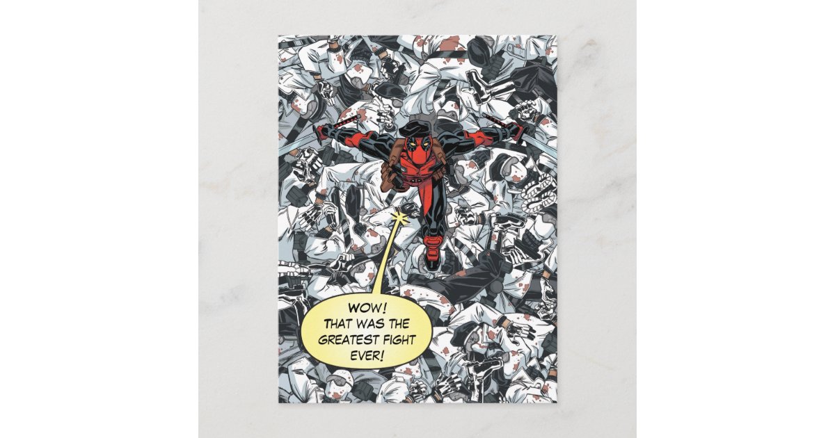 The Death of Deadpool Comic Cover Postcard | Zazzle
