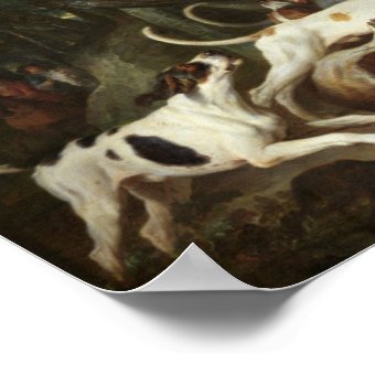 The Deer Hunt, 1718 Poster | Zazzle