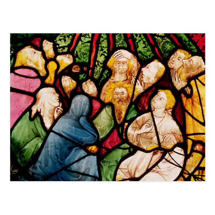 The Descent of the Holy Spirit, c.1400 Postcard | Zazzle.com