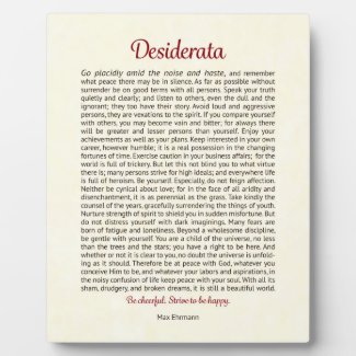 Desiderata Designs | Prints, Posters, and Cards