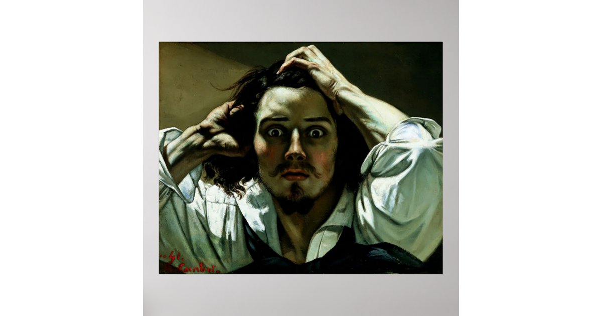 The Desperate Man - Reproduction Art Poster | Zazzle