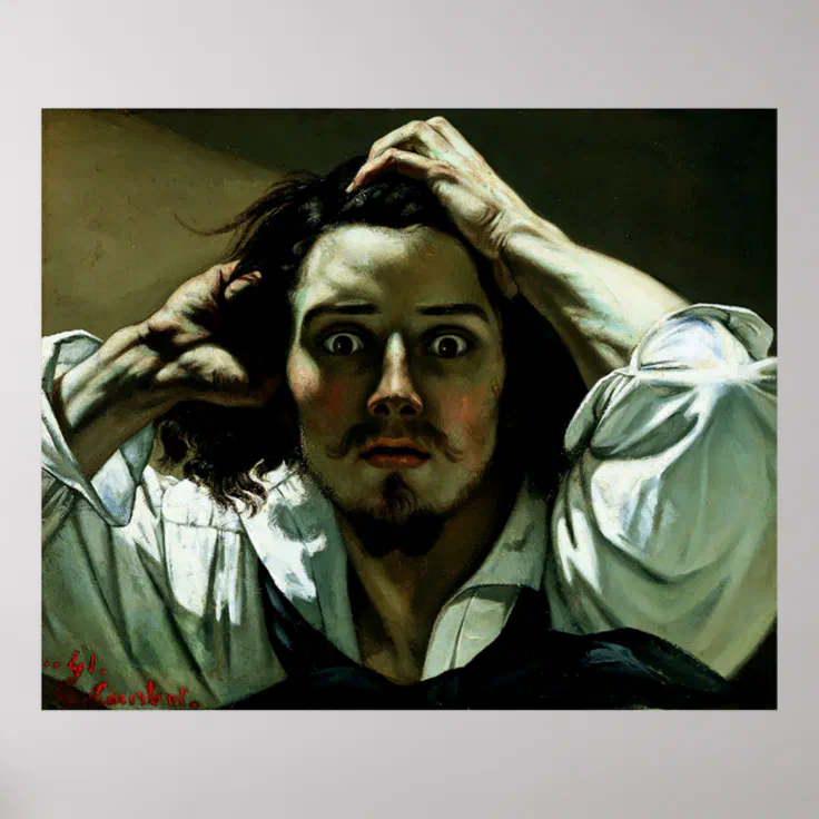 The Desperate Man - Reproduction Art Poster | Zazzle