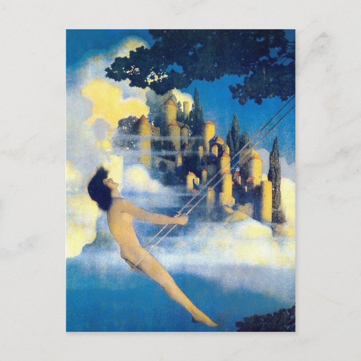 The Dinky Bird, Maxfield Parrish Postcard | Zazzle