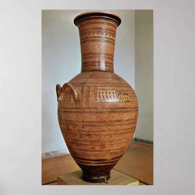 The Dipylon Amphora Poster | Zazzle