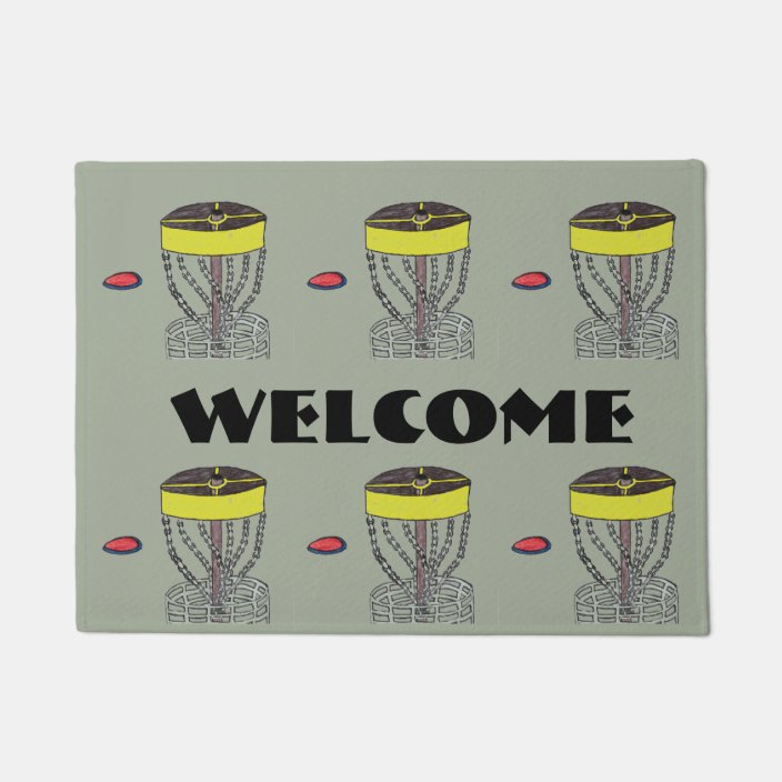 The Disc Golf Welcome Door mat | Zazzle.com