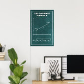 The Distance Formula Poster | Zazzle