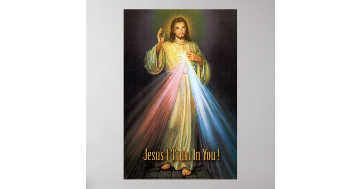 THE DIVINE MERCY DEVOTIONAL IMAGE POSTER | Zazzle
