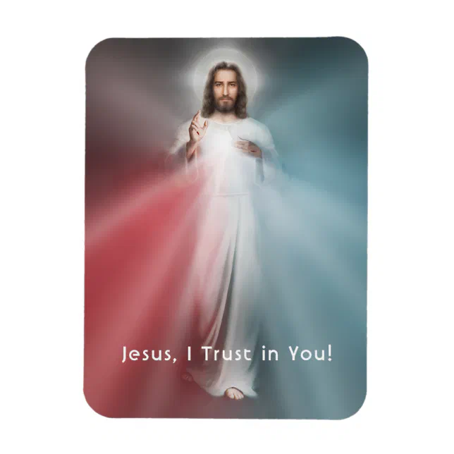 The Divine Mercy Full Image, Magnet | Zazzle