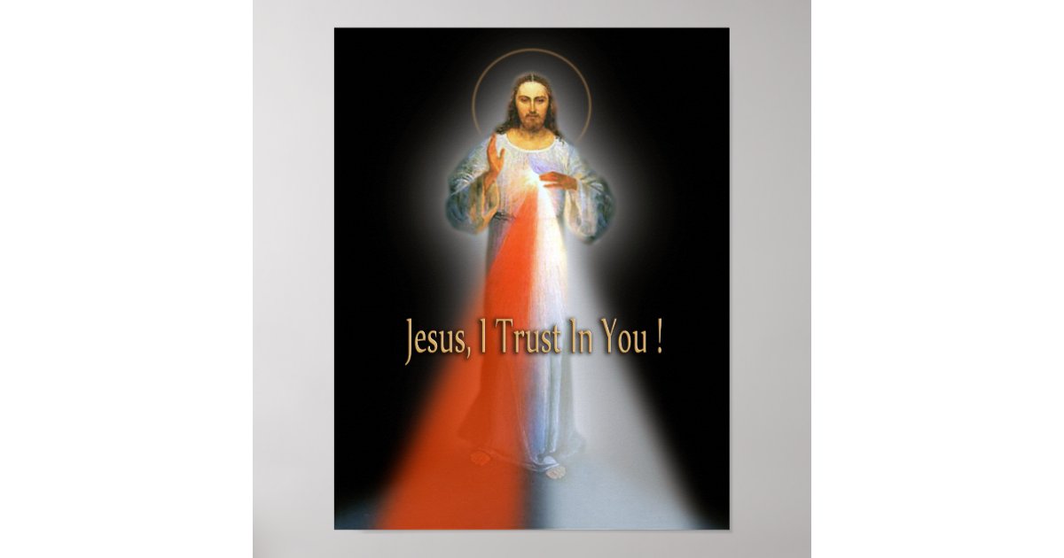 THE DIVINE MERCY IMAGE. POSTER | Zazzle
