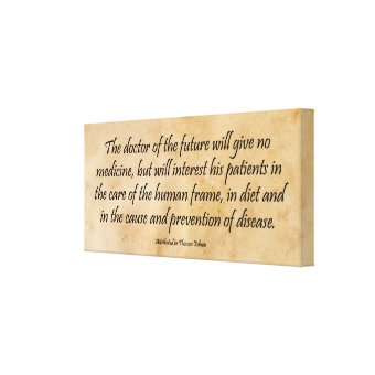 The Doctor of the Future Canvas Print | Zazzle