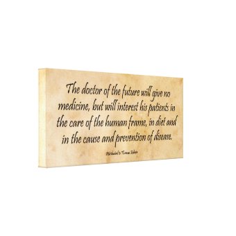 The Doctor of the Future Canvas Print | Zazzle