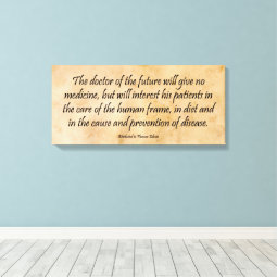 The Doctor of the Future Canvas Print | Zazzle
