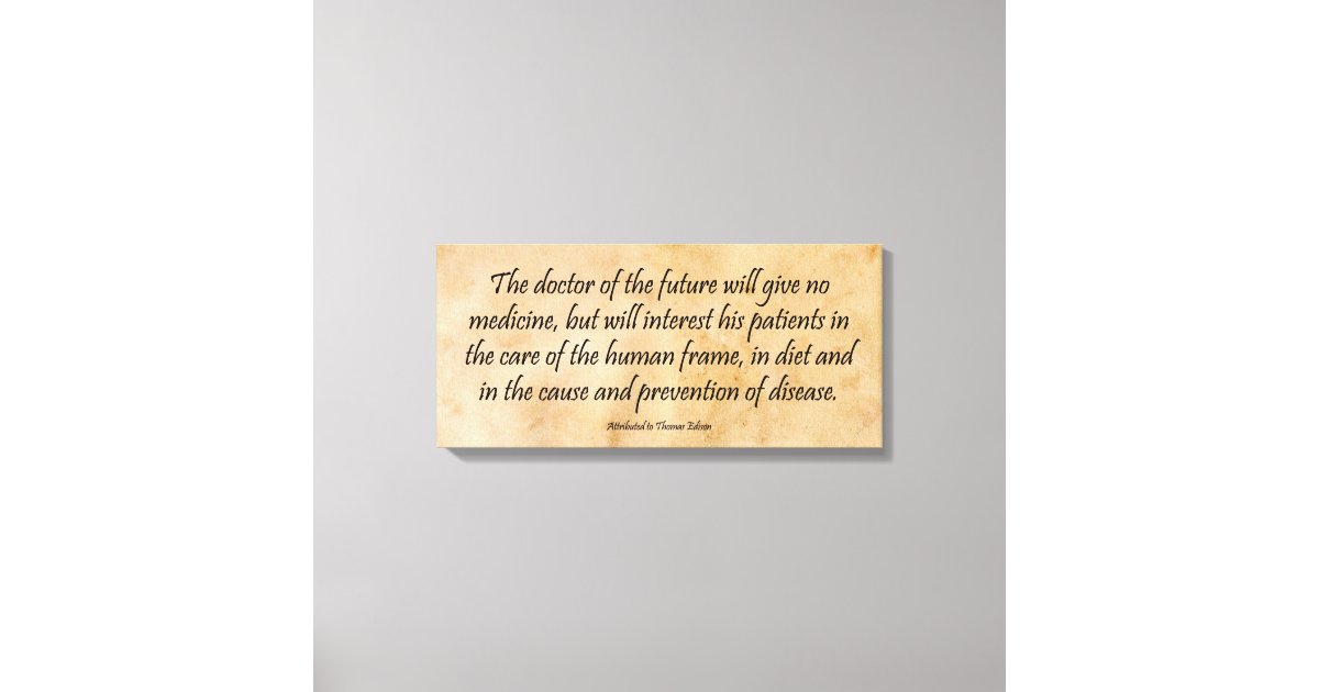 The Doctor of the Future Canvas Print | Zazzle