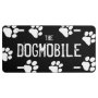The DOGMOBILE Dog Paw Prints | Customizable License Plate | Zazzle
