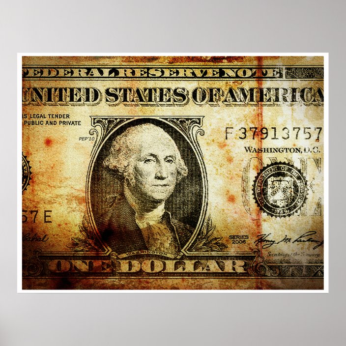 The Dollar Poster | Zazzle.com