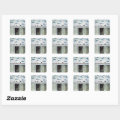 The Dolphin Frescoes in the Queen's Bathroom Square Sticker | Zazzle
