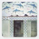 The Dolphin Frescoes in the Queen's Bathroom Square Sticker | Zazzle
