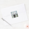 The Dolphin Frescoes in the Queen's Bathroom Square Sticker | Zazzle