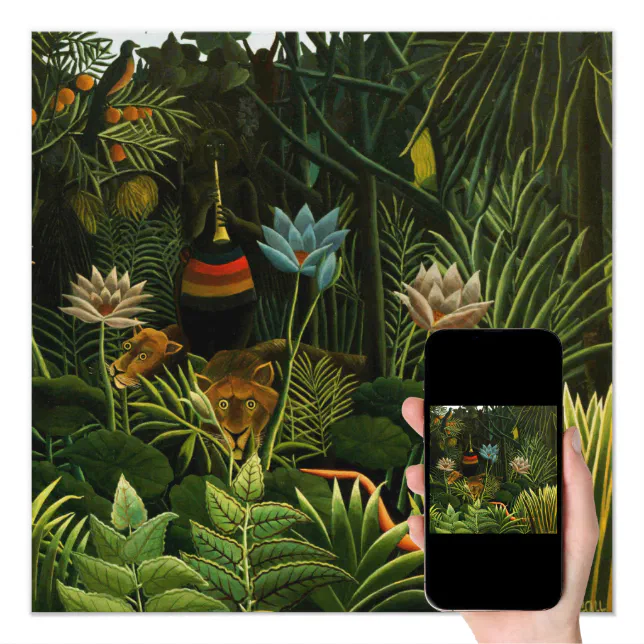 The Dream, Henri Rousseau Fine Art Poster | Zazzle