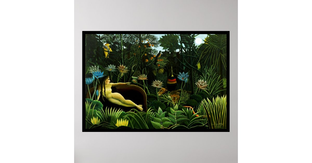 The Dream- Henri Rousseau Poster | Zazzle