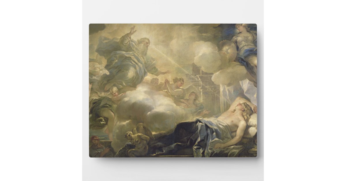 The Dream of Solomon, c.1693 (oil on canvas) Plaque | Zazzle