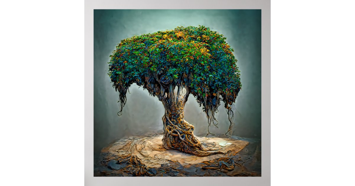 The Dream tree in Illustration Poster | Zazzle