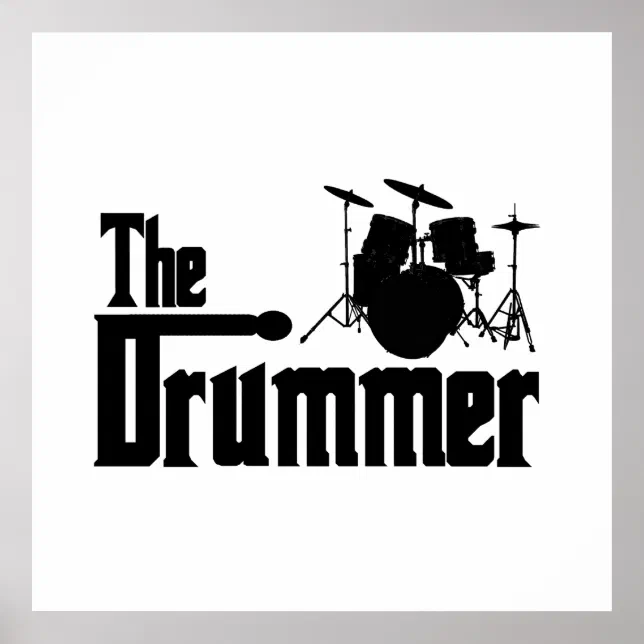 The Drummer Poster | Zazzle