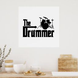 The Drummer Poster | Zazzle