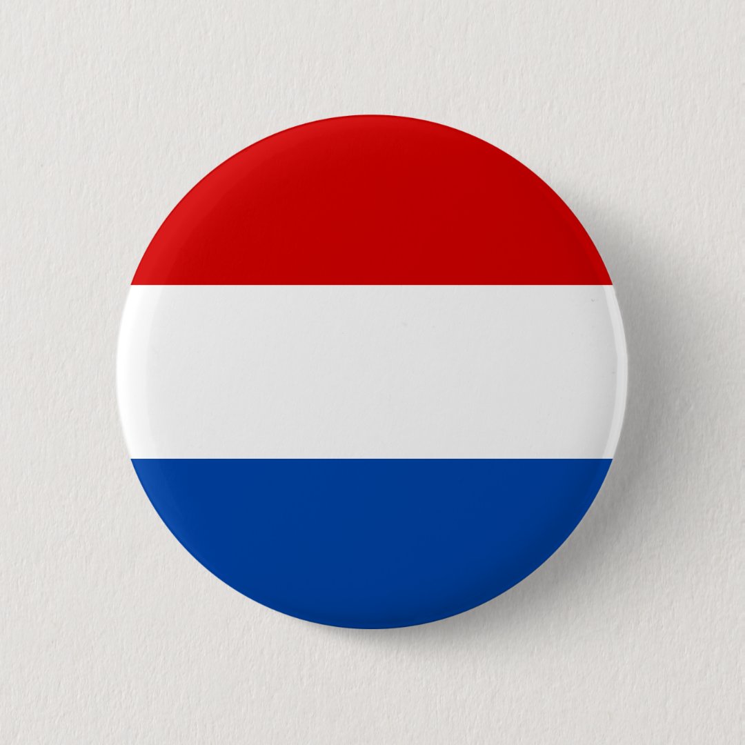 The Dutch Flag Button | Zazzle