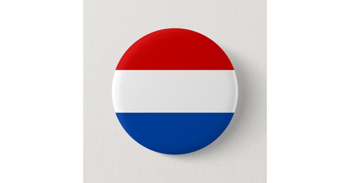 The Dutch Flag Button | Zazzle