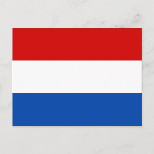 The Dutch Flag Postcard | Zazzle.com