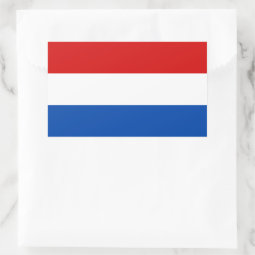 The Dutch Flag Rectangular Sticker | Zazzle