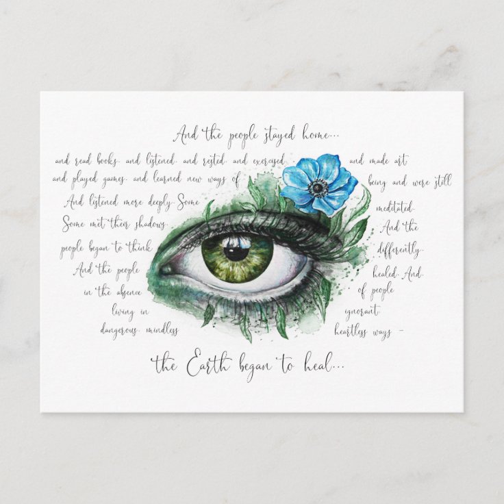 The Earth Began to Heal Postcard | Zazzle