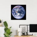 The Earth Seen From Apollo 17 aka The Blue Marble Poster | Zazzle
