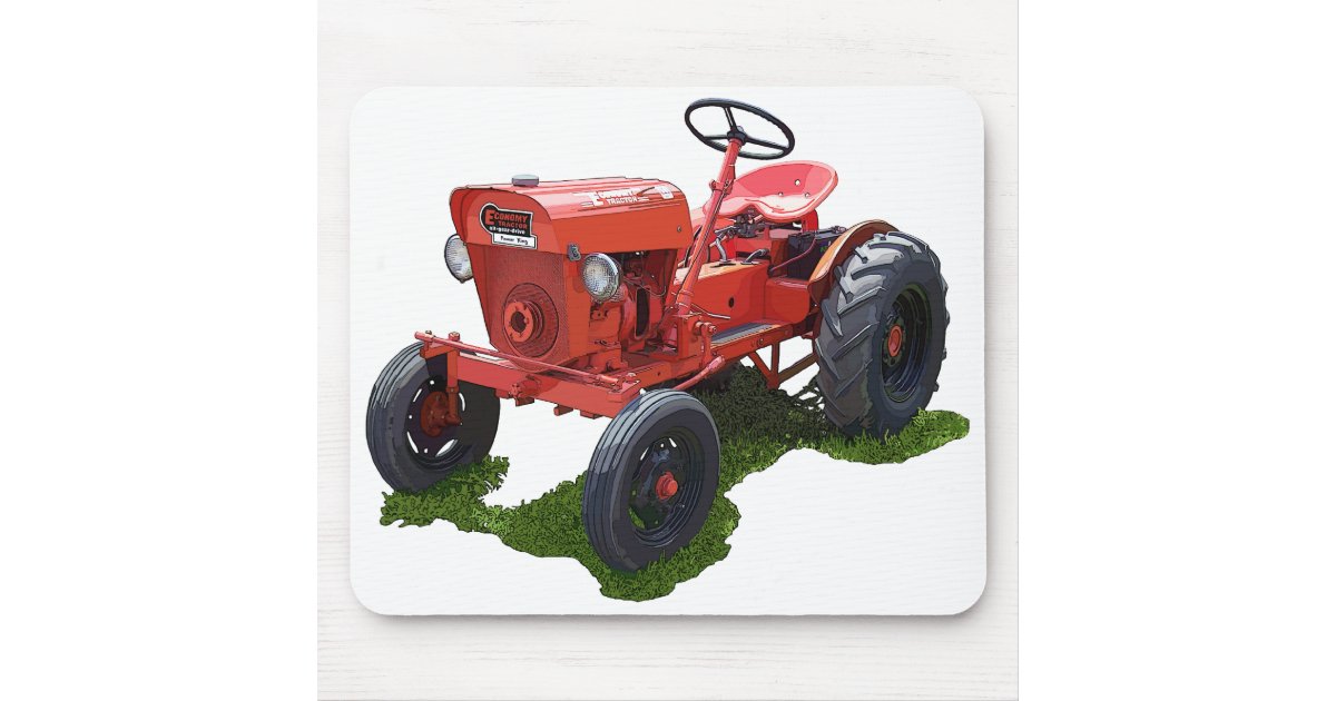 The Economy Tractor Mouse Pad | Zazzle