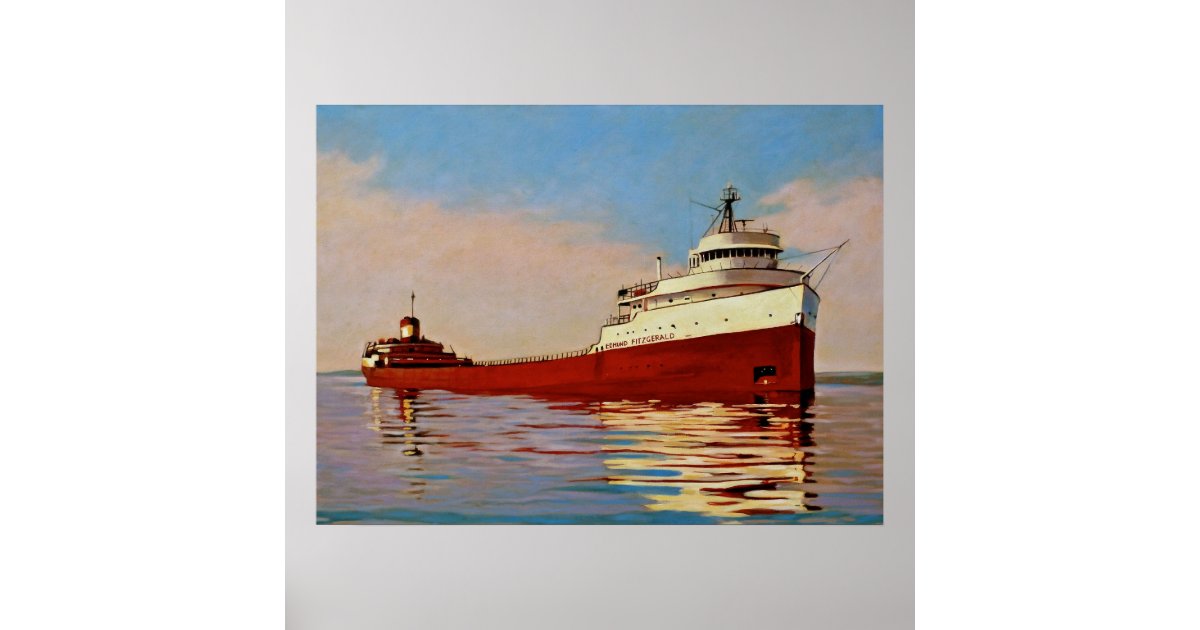 The Edmund Fitzgerald Poster | Zazzle