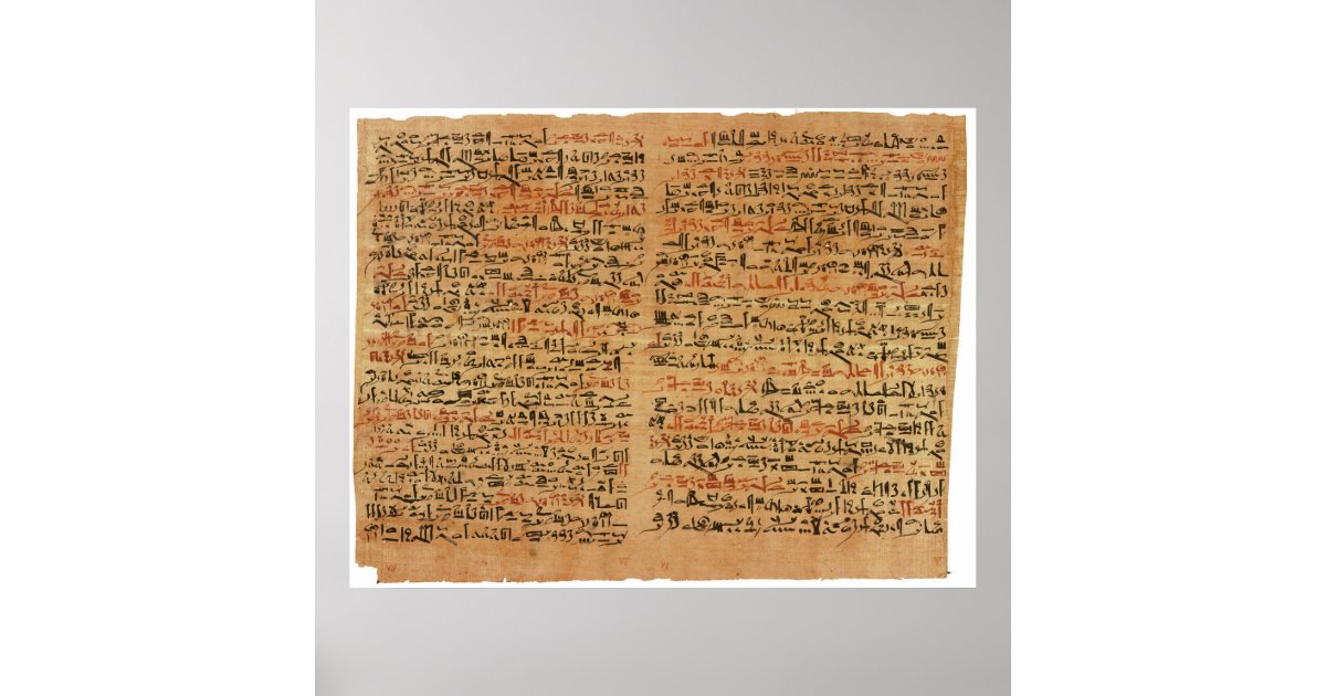 The Edwin Smith Papyrus Poster | Zazzle